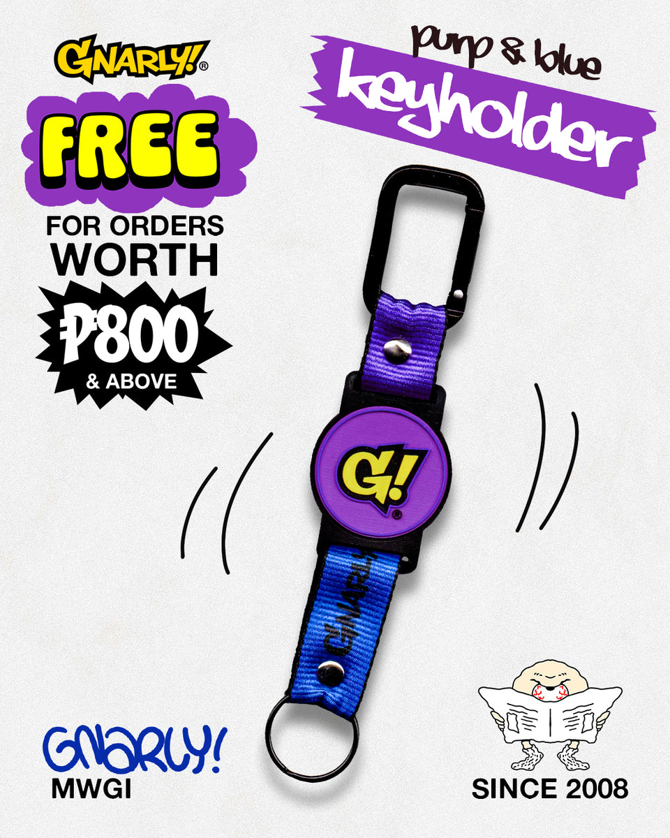 Purp & Blue Key Holder – Gnarly! Clothing